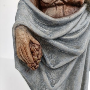 Statue Our Lady of Tongeren Black Madonna Infant Jesus Grapes ...