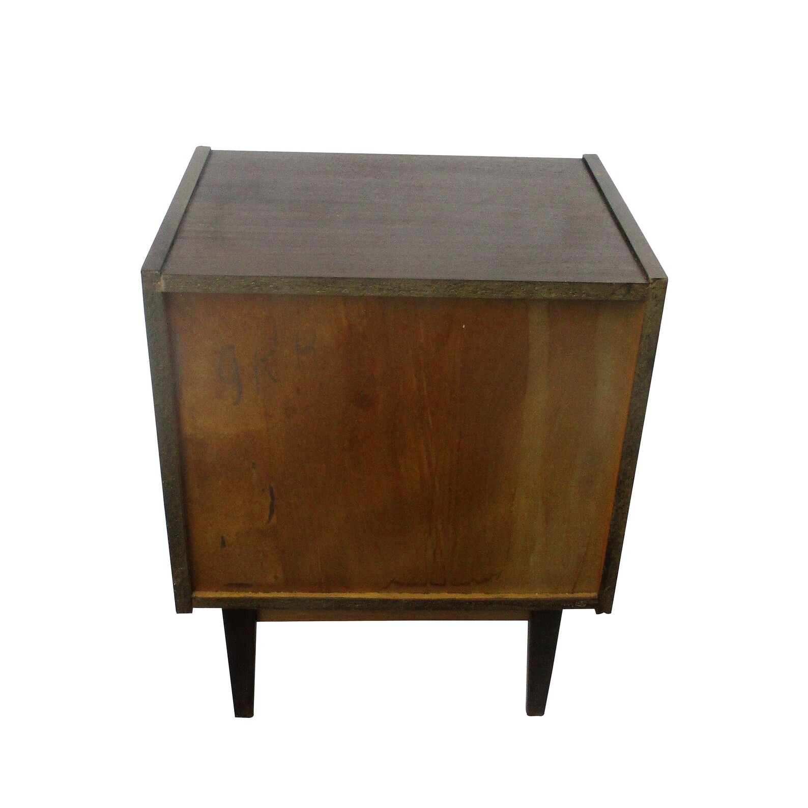 Vintage Funky Two Toned Nightstand Wood Mid Century Modern Style End ...
