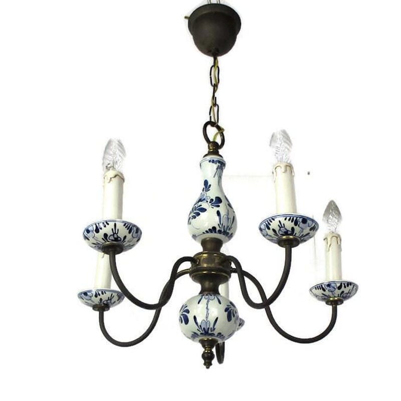 Delft Chandelier - Etsy