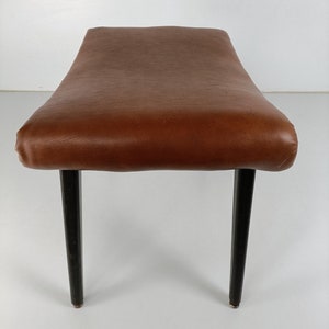 Vintage Footstool Ottoman Foot Rest Bench Poof Mid Century Modern - Etsy