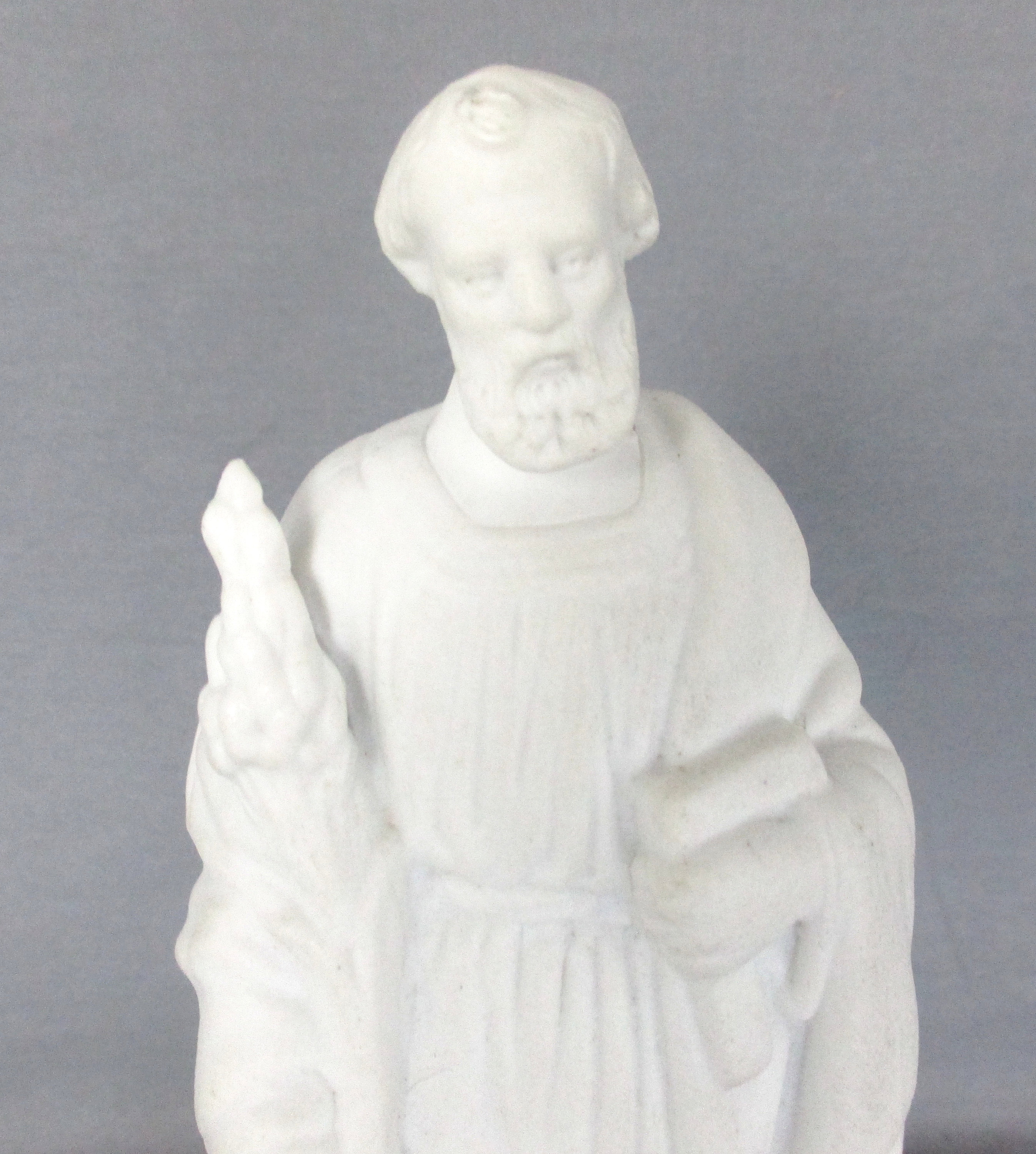 Antique Porcelain Bisque Statue Saint Joseph Angel Lilies - Etsy