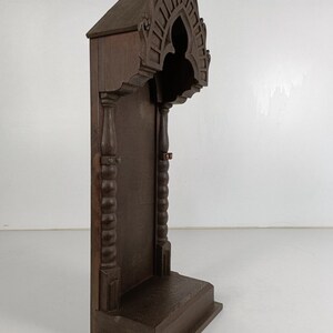 XL Hand Carved Wooden Chapel Niche for Statue Gothic Standing Beautiful ...