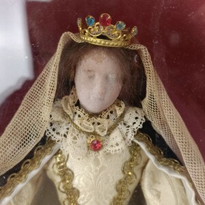 Antique Hand Carved Wood Chapel Niche Shrine With Hand Made Antique ...