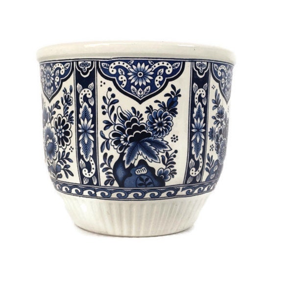 Delft Blue Planter - Etsy