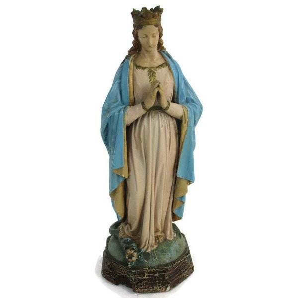 Virgin Mary Statue Snake - Etsy