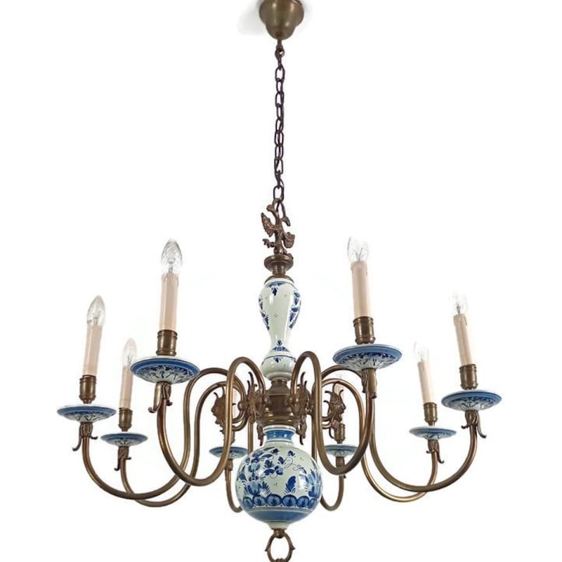 Delft Chandelier - Etsy