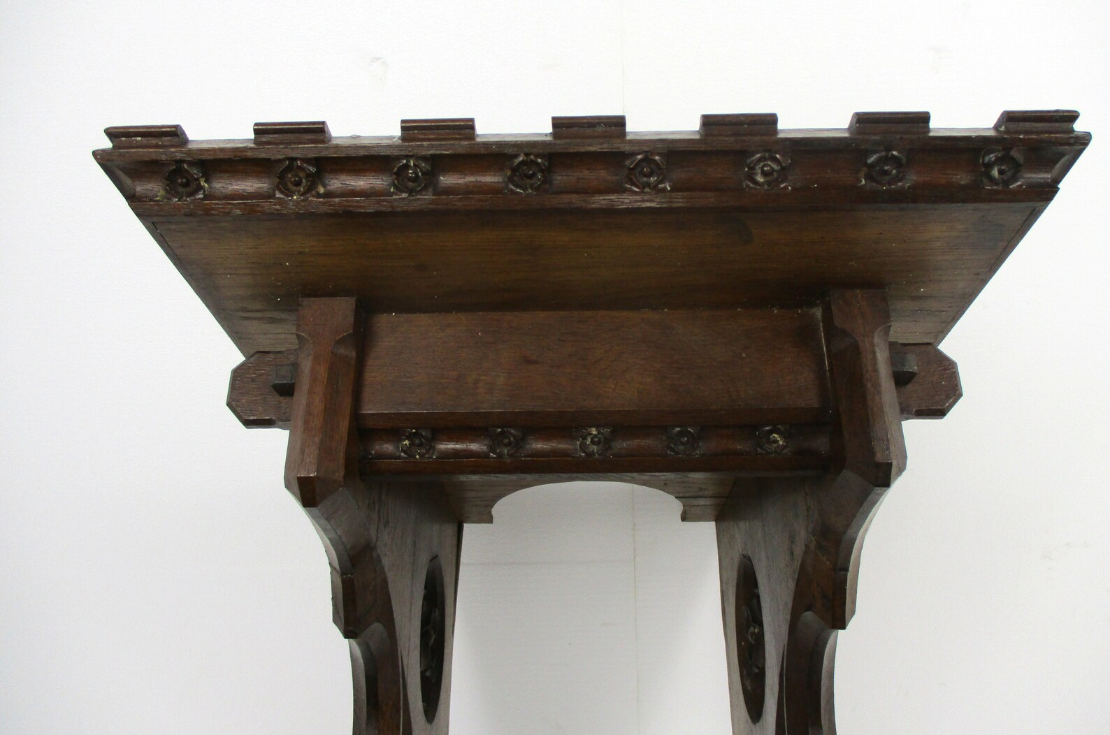Gothic Antique Hand Carved French Oak Wall Hall Console Table - Etsy