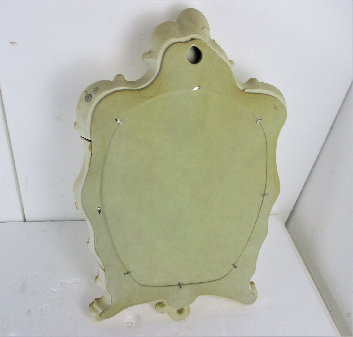 Large Capodimonte Mirror Vanity Boudoir Rococo Ceramic Putti | Etsy