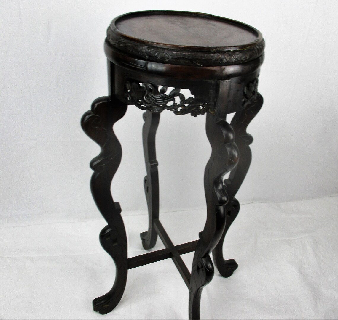 Gorgeous Wooden Ornate Side Display Table Pedestal Plant Stand | Etsy