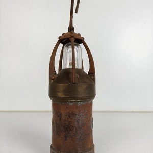 Antique Authentic Miner Davy Safety Lamp Brass Table Lamp Decorative - Etsy