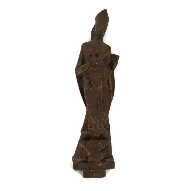 Statue Saint Eligius Elooi Patron Saint of Blacksmiths Gold and ...