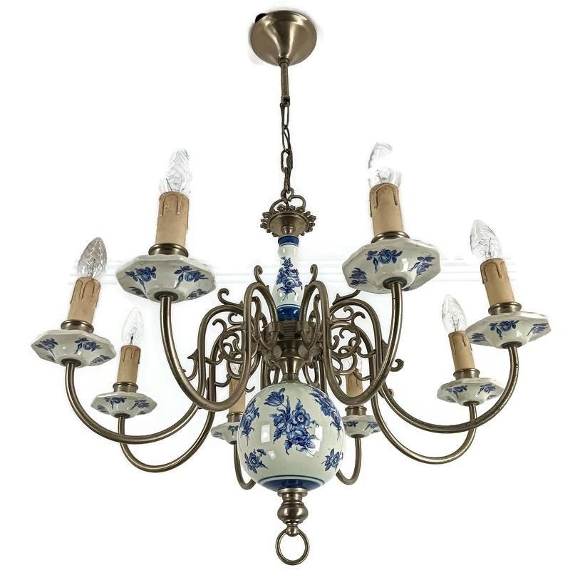 Delft Chandelier - Etsy