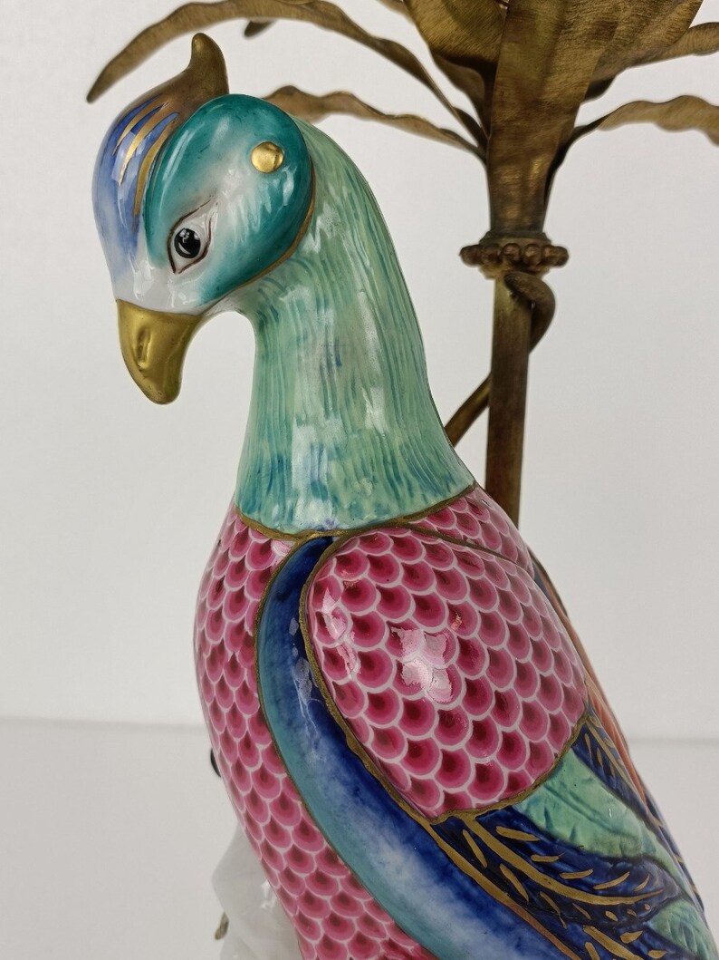 Giulia Mangani Design Lamp Porcelain Italy Firenze 1970s Bird of ...