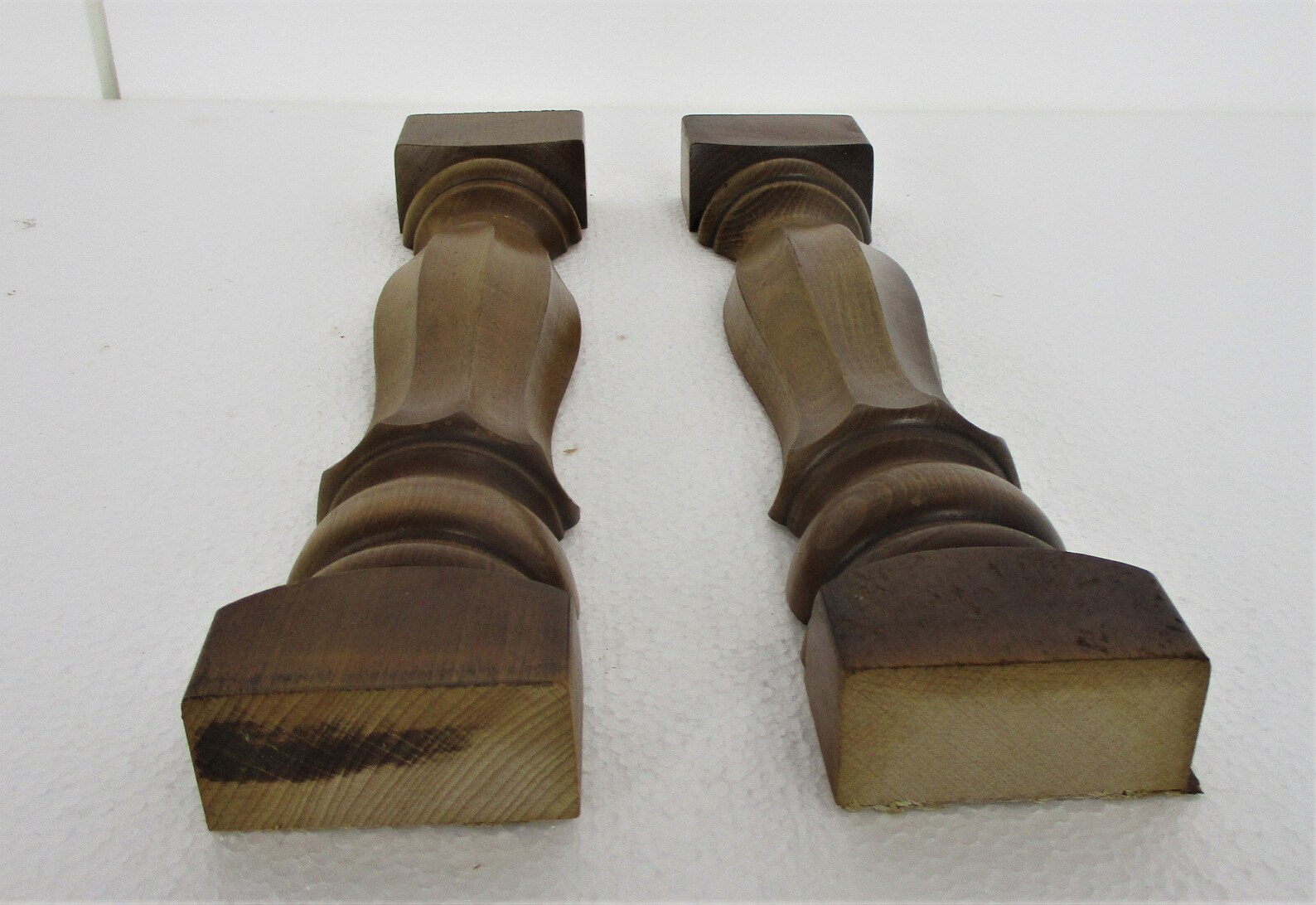 2 Reclaimed Carved Wood Large Spindles Balusters Trim Posts - Etsy