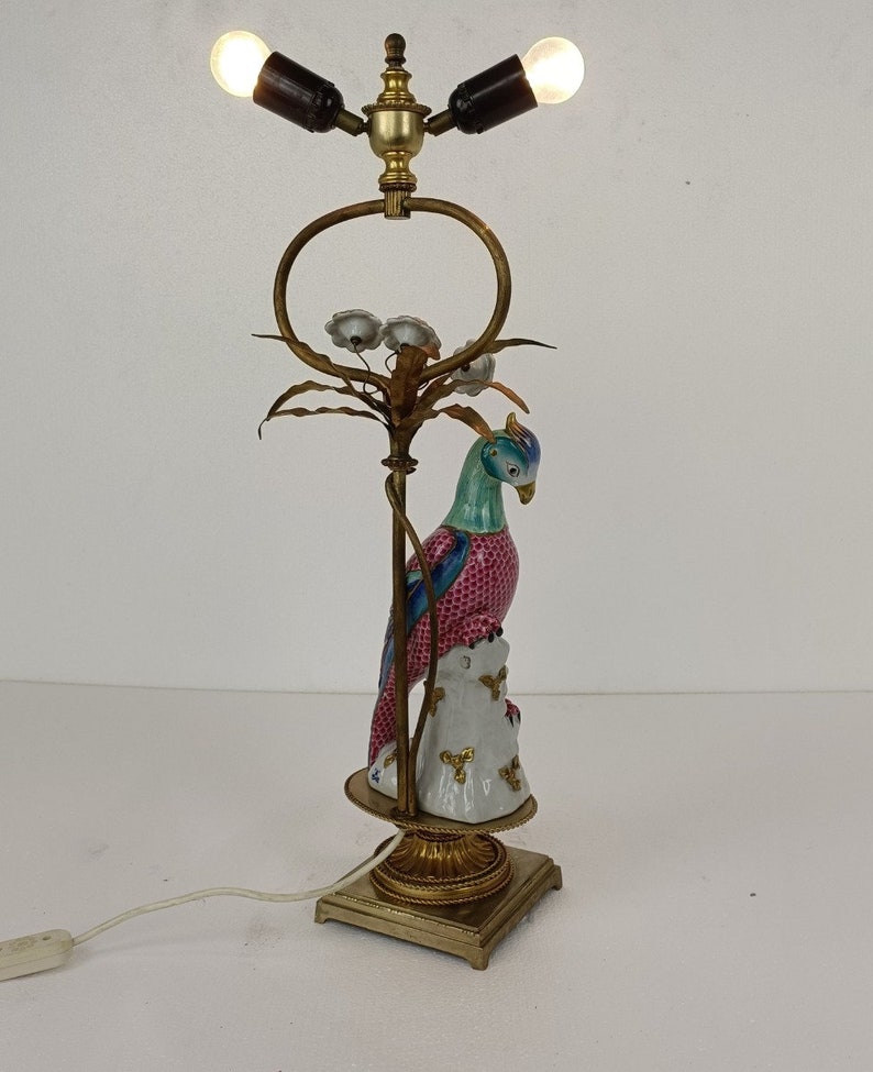 Giulia Mangani Design Lamp Porcelain Italy Firenze 1970s Bird of ...