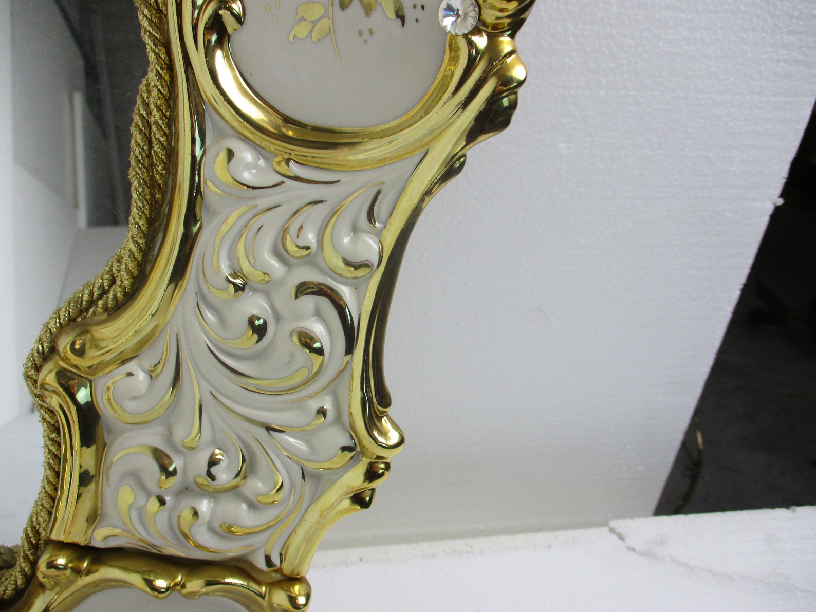 Large Capodimonte Mirror Vanity Boudoir Rococo Ceramic Putti | Etsy