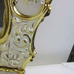 Large Capodimonte Mirror Vanity Boudoir Rococo Ceramic Putti Cherubs ...