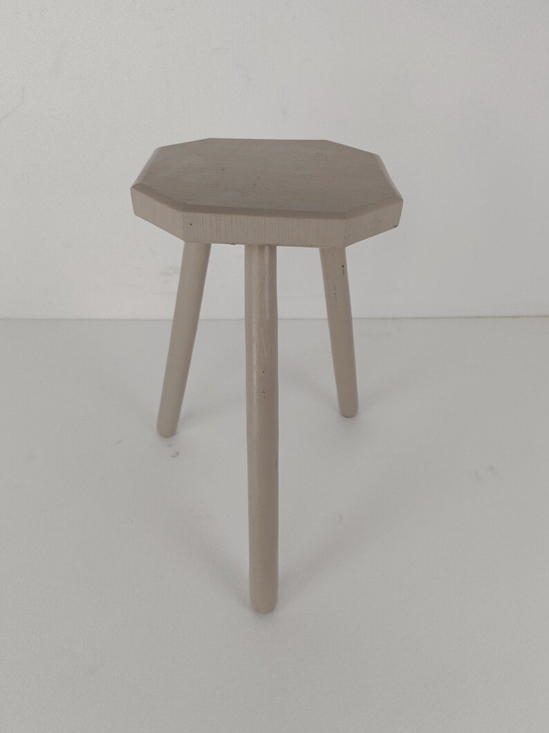 Old Milk Milking Stool Farmhouse Country Barn Style Side Display Table ...