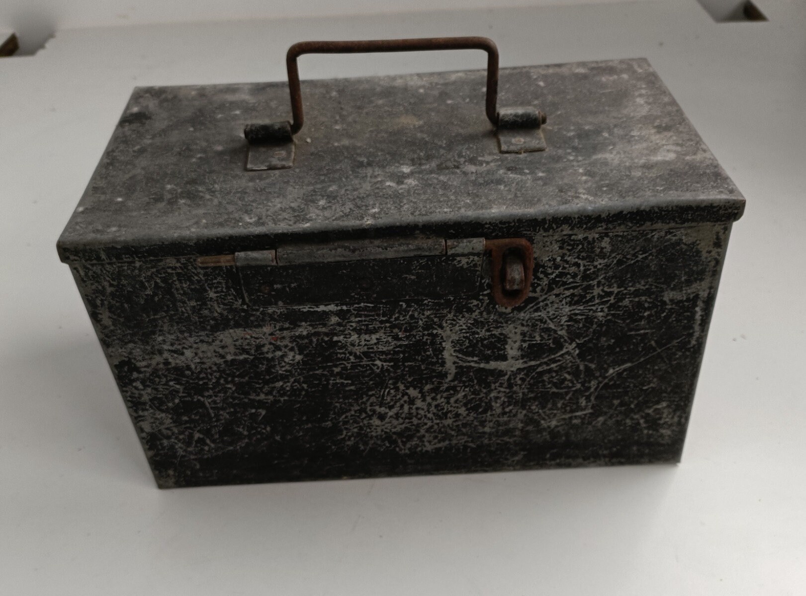 Merchant Cash Chest Money Box Old Hand Crafted Iron Antique Primitive ...