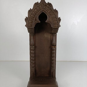 XL Hand Carved Wooden Chapel Niche for Statue Gothic Standing Beautiful ...
