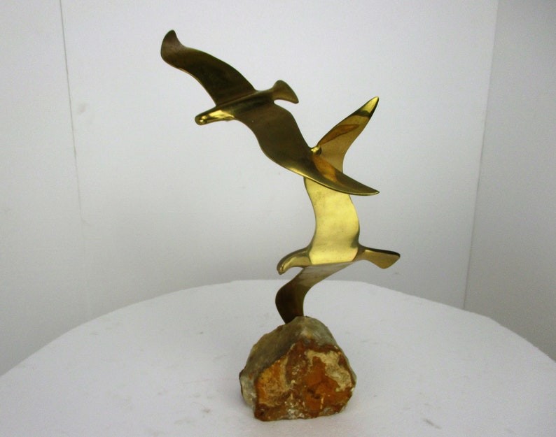 Signed Sculpture Curtis Jere Birds in Flight Piece of Art Gorgeous ...