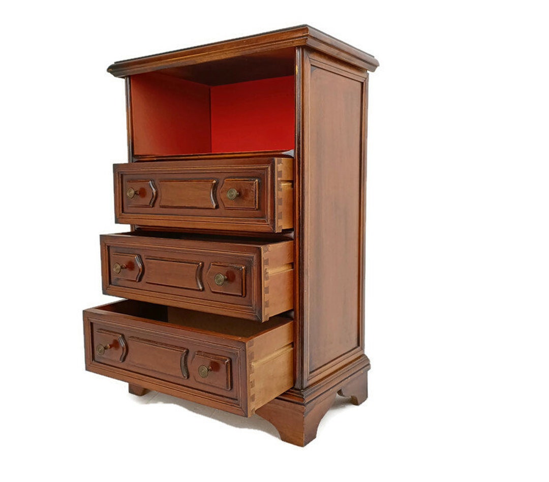 Gorgeous Chest of Drawers Hallway Cabinet 60s Large End Table - Etsy