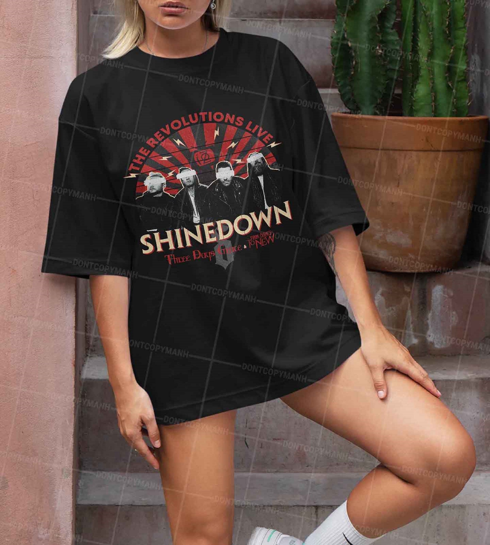 Retro Shin.edown Shirt Shin.edown Revolutions Live Tour 2023 Shirt ...
