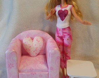 Barbie Sized Chair Furniture Set - Etsy