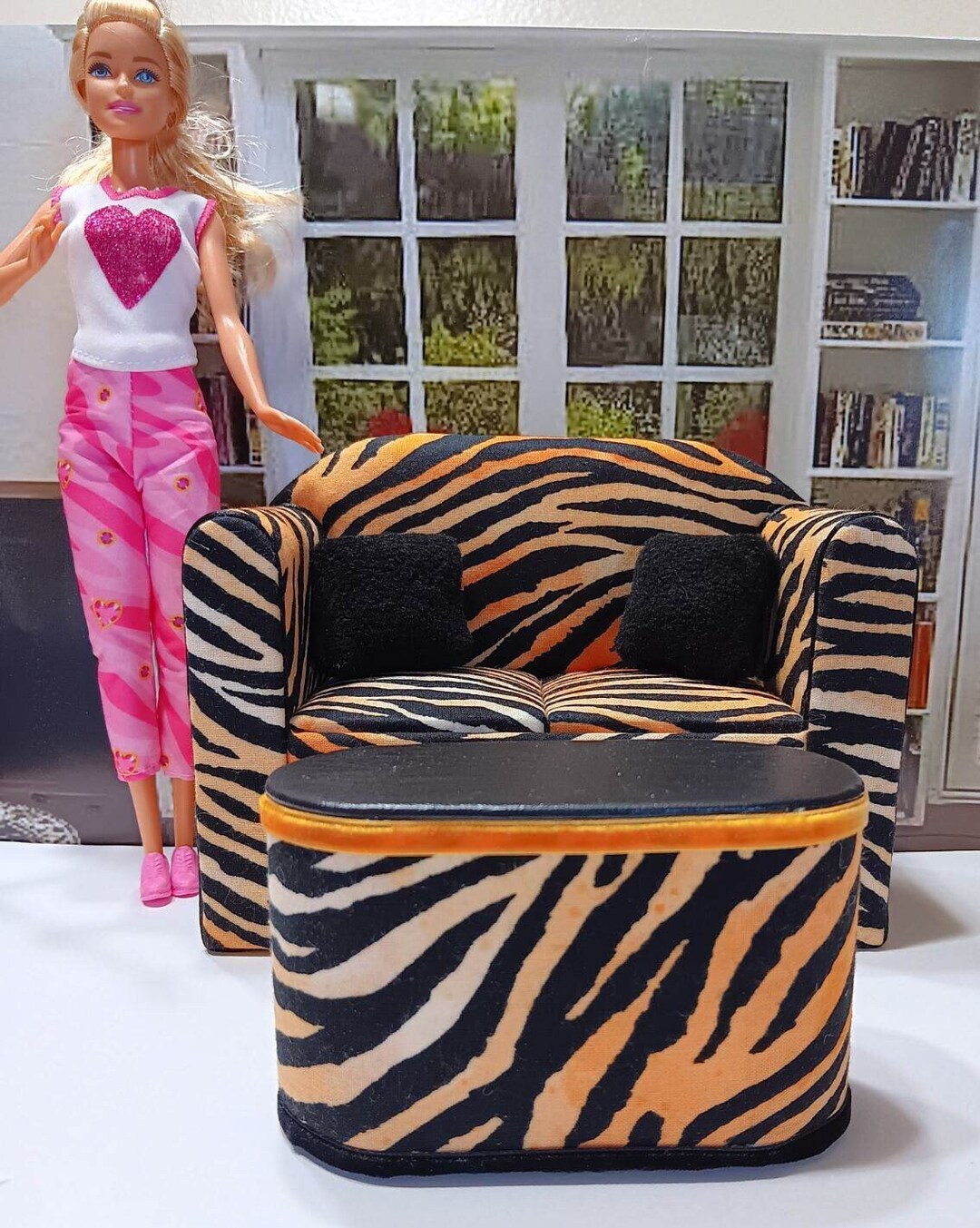 Barbie Sized Couch Furniture Set - Etsy