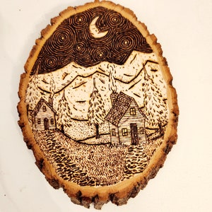 Fairy Tale Cottage, Fairy Cottage, Pyrography, Folk Art, Magical ...