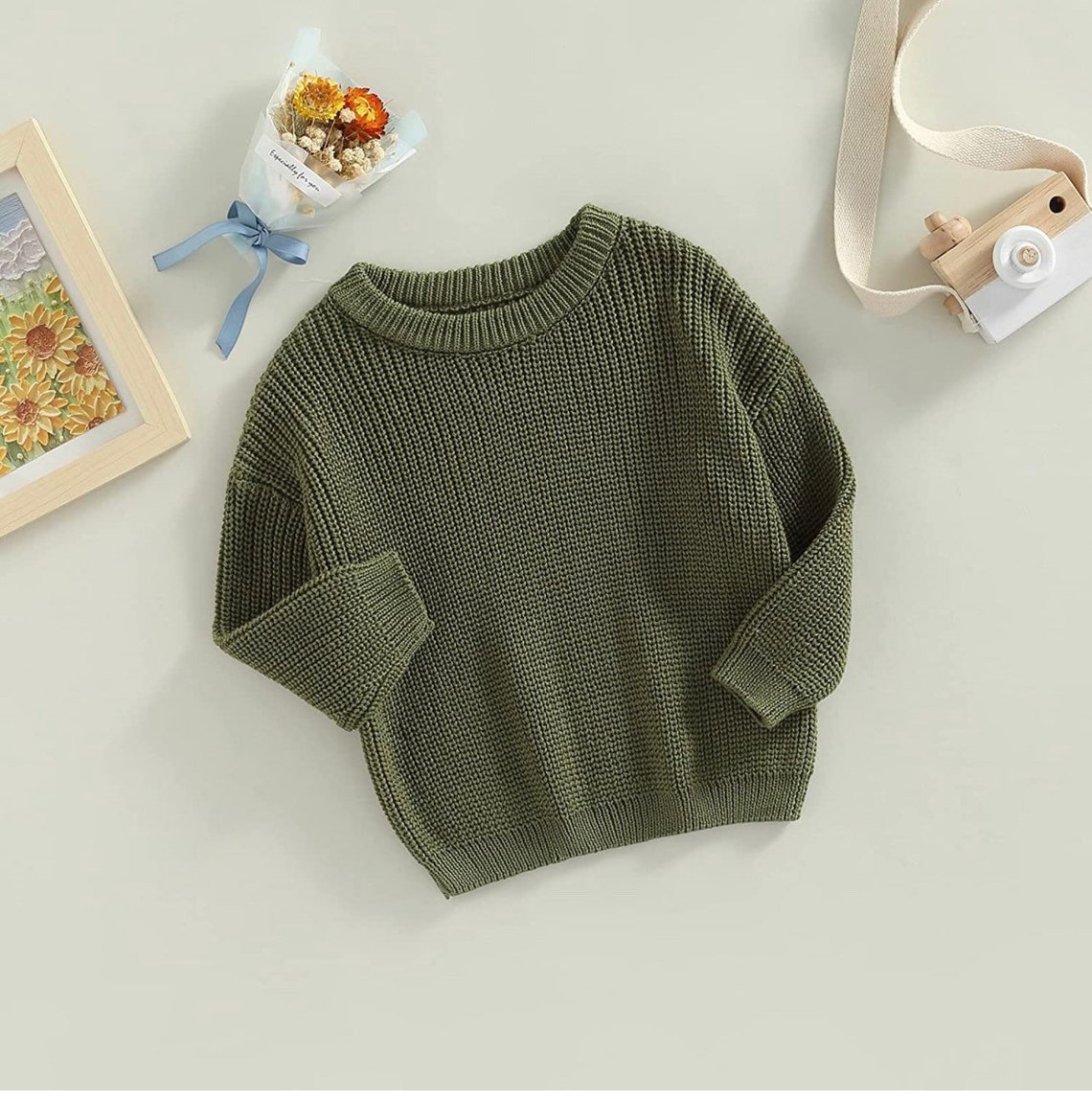 Embroidered Initial Sweater - Etsy