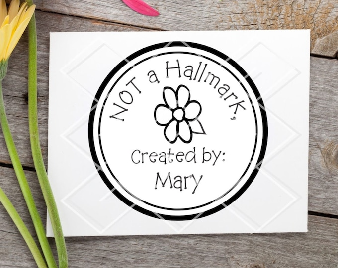 Funny Created By: Personalized Rubber Stamp, Card Makers, Small ...