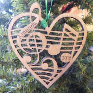 Personalized Music Lovers Christmas Ornament, Orchestra, Musician, Gift ...