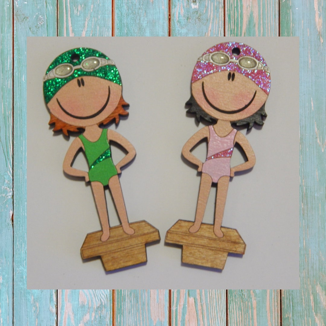 Female Swimmer, Diver Personalized Christmas Tree Ornament, Gift for ...