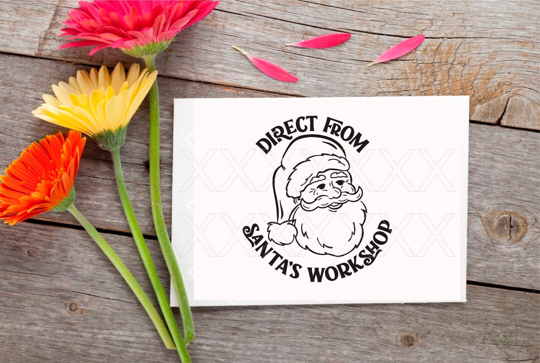 Direct From Santas Workshop Rubber Stamp, Card Makers, Business ...