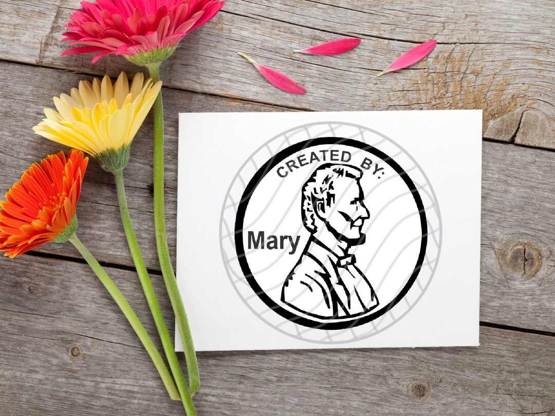 Penny Created By: Personalized Rubber Stamp, Card Makers, Small ...