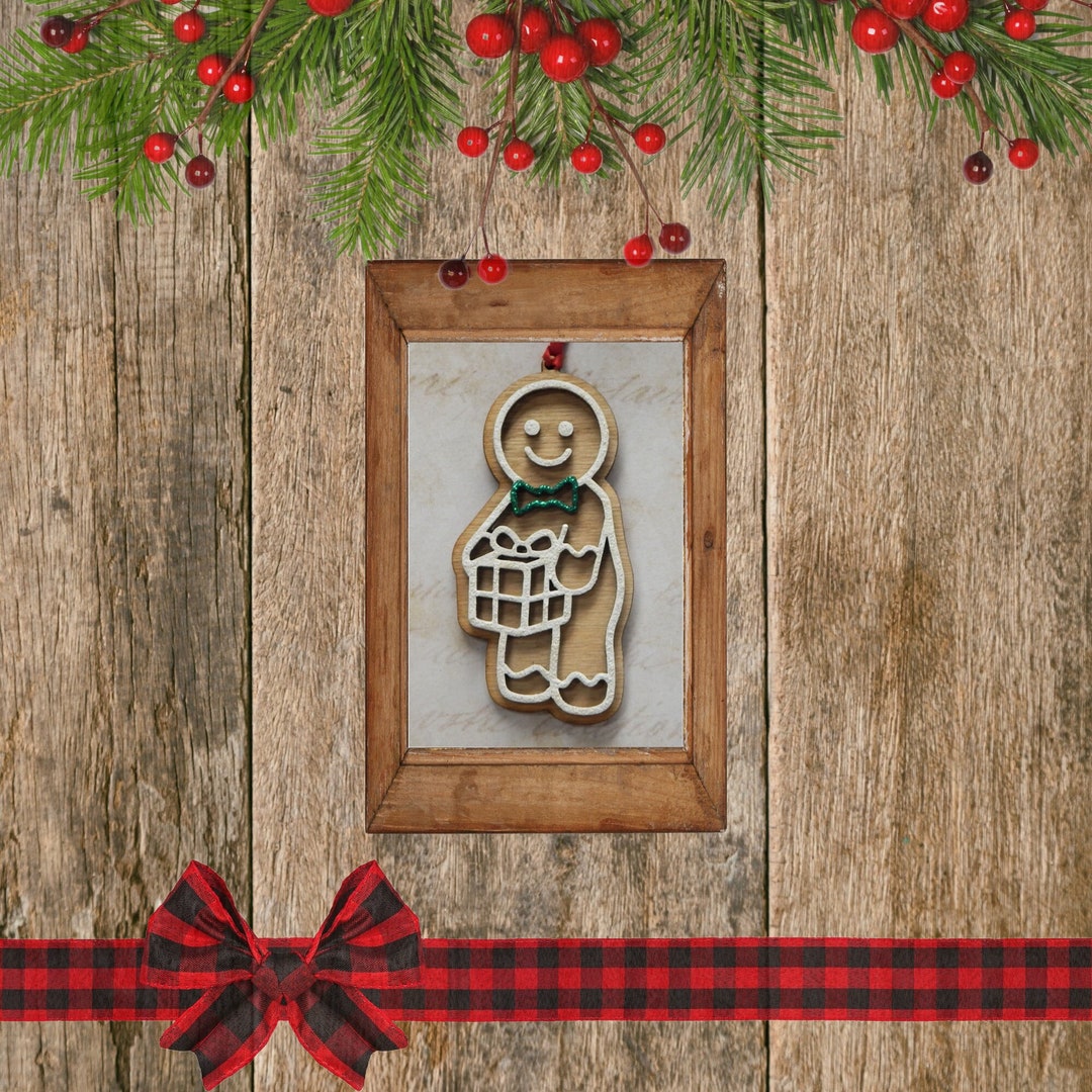 Naughty Gingerbread Man With Special Package Personalized Christmas ...