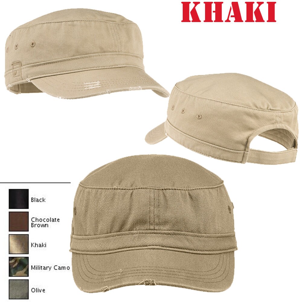 Distressed Military Hat Cotton Fashion Hat Men Women Hat | Etsy