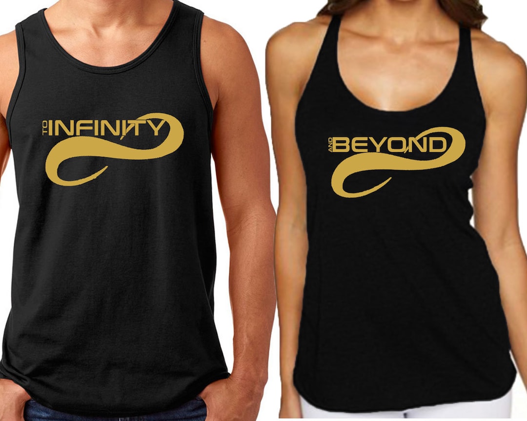 Infinity & Beyond Matching Couple Tank Tops: Valentine's Gift - Etsy