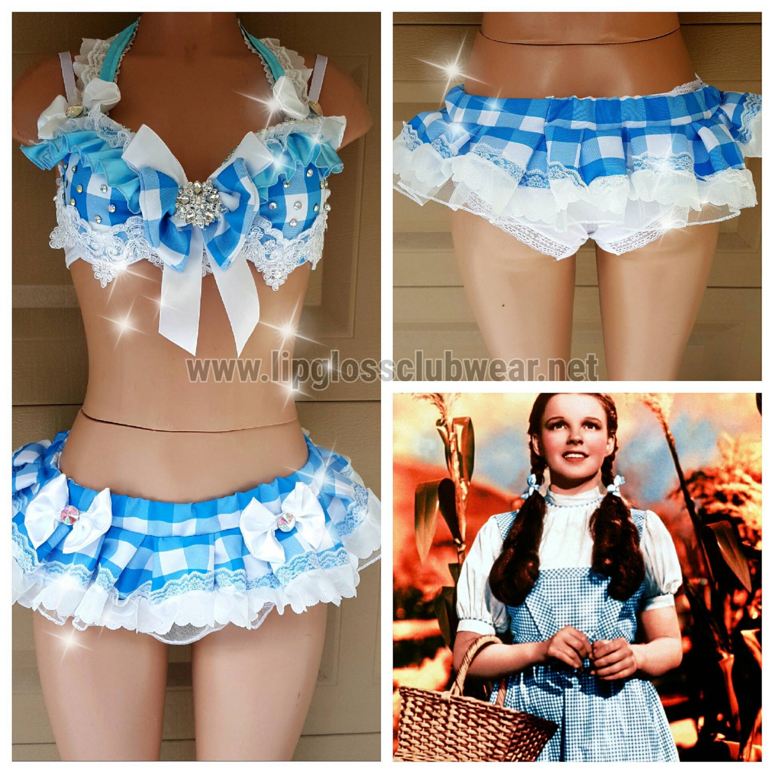 Sexy Dorothy Inspired Costume Wizard Of Oz Woman Adult Etsy