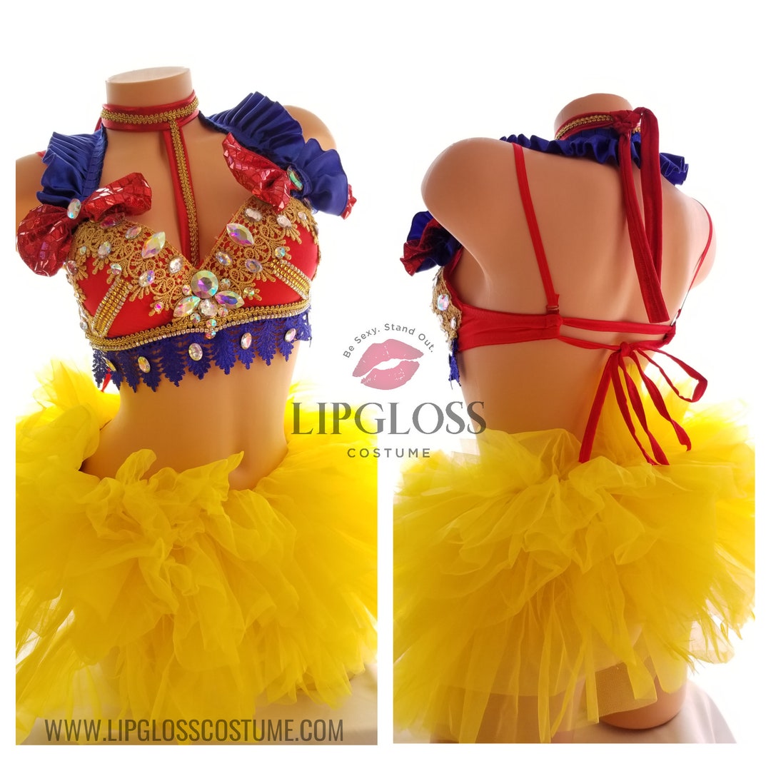 Snow White Rave Costume Rave Outfit Festival Clothes Tutu - Etsy