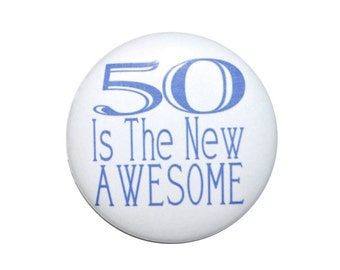 50 is the new awesome 50 year old fifty year old 50th birthday | Etsy