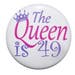 49th Birthday the Queen is 49 Years Old Birthday Button | Etsy