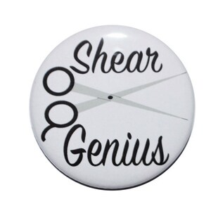 Shear Genius With Scissors Hair Salon Hair Stylist Gift Humor ...