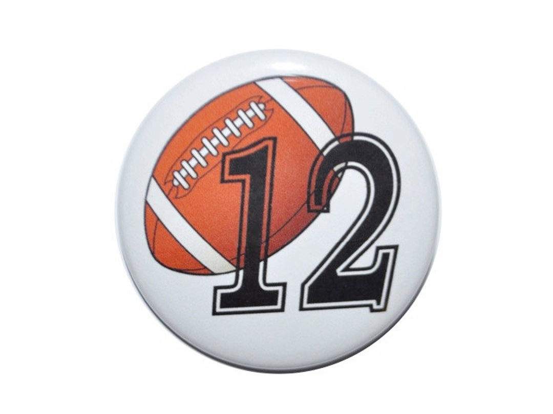Personalized Football Pin, Tailgating, Football Theme, Football Party ...