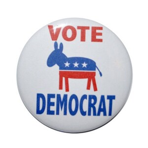 CAMPAIGN Button Vote Republican Vote Democrat Your Vote Matters ...