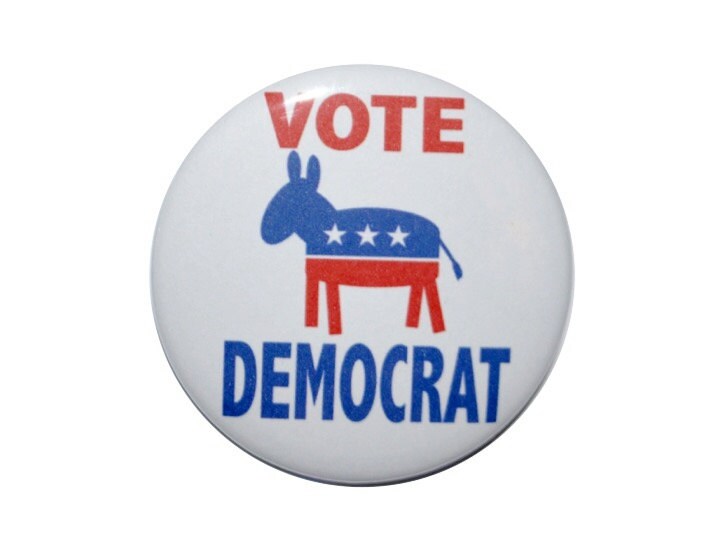 CAMPAIGN Button Vote Republican Vote Democrat Your Vote - Etsy