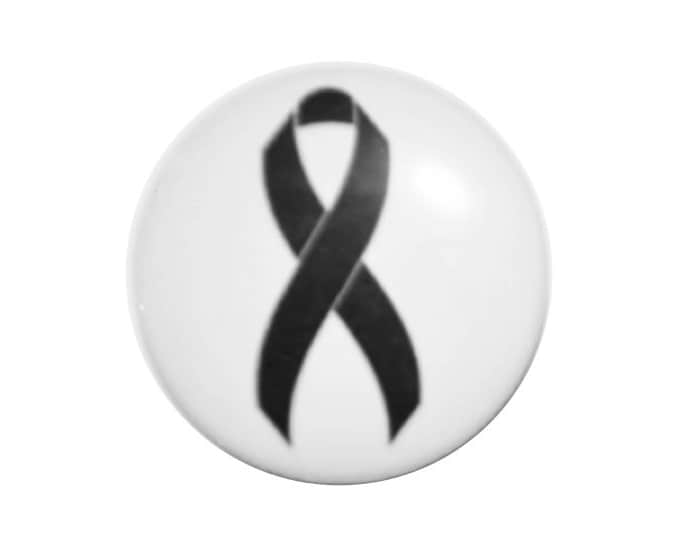 Melanoma Cancer Awareness Black Ribbon Cancer Support Skin - Etsy