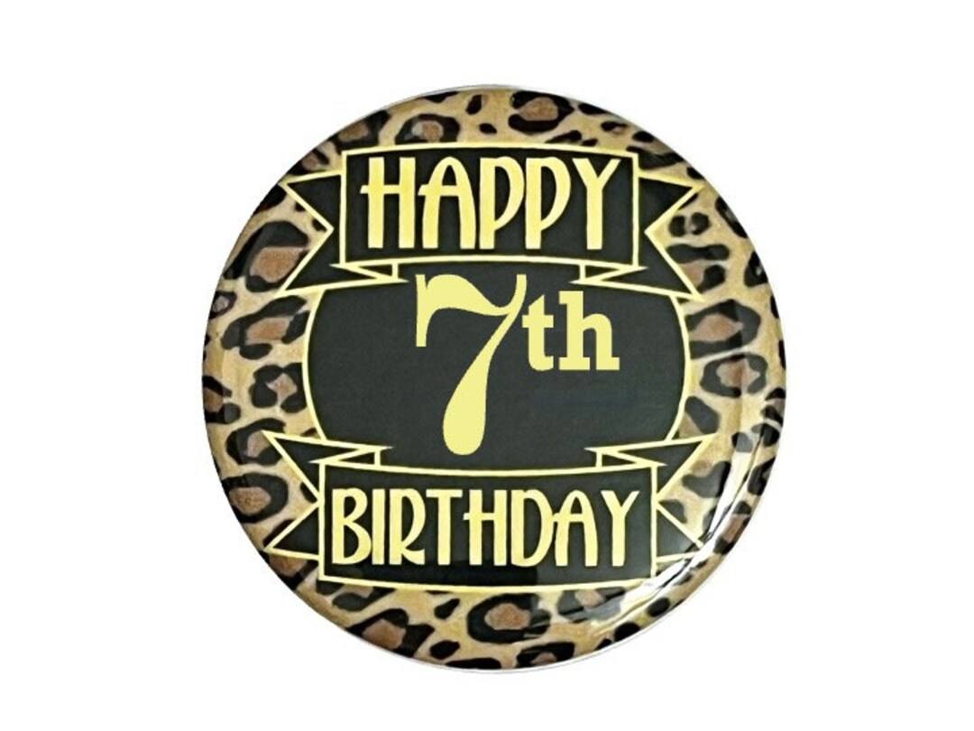 7 Years Old, 7th Birthday, Look Who's 7, Birthday Party Idea, Leopard ...