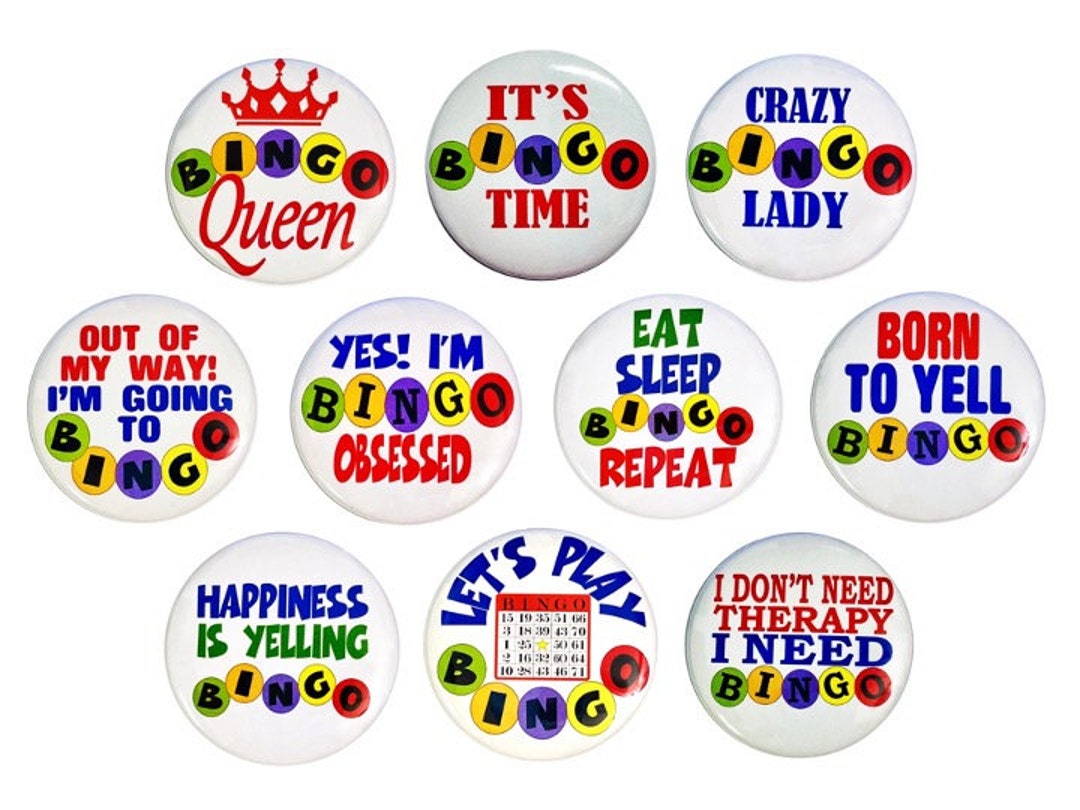 Let's Play Bingo Button, Bingo Queen, I Love Bingo, Bingo Party, Bingo ...